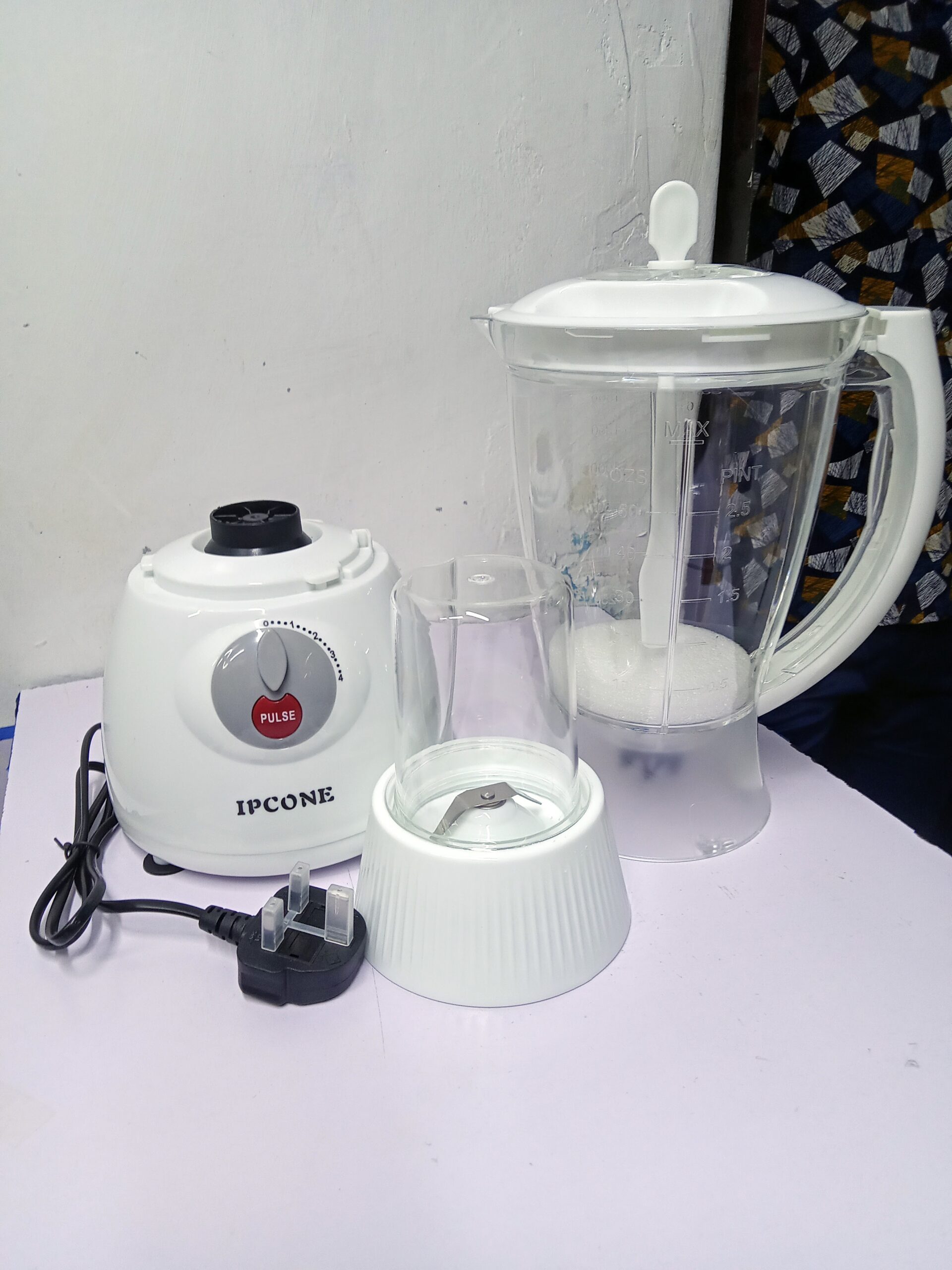 Ipcone 2-in-1 Blender with Grinder – Model: HT-JD-004 - Liams Enteprise
